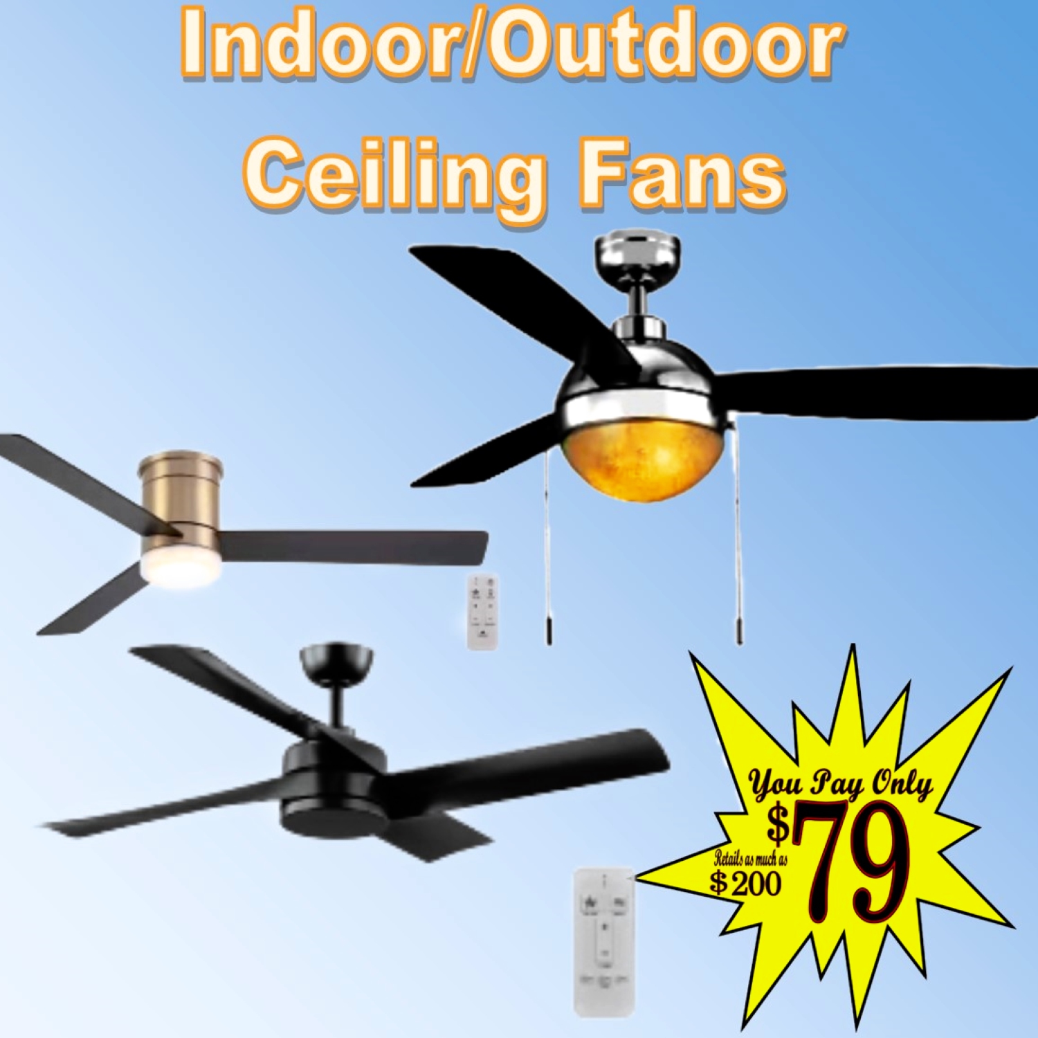 Woodward Ceiling Fans - Walls Bargain Center